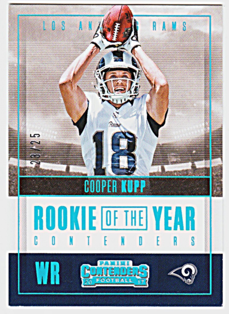 2017 PANINI CONTENDERS ROOKIE OF YEAR - PLATINUM - #RY-26 COOPER KUPP L ...