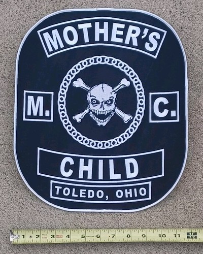 Mother's Child Jacket back Patch Toledo Ohio COLORS Biker Motorcycle ...