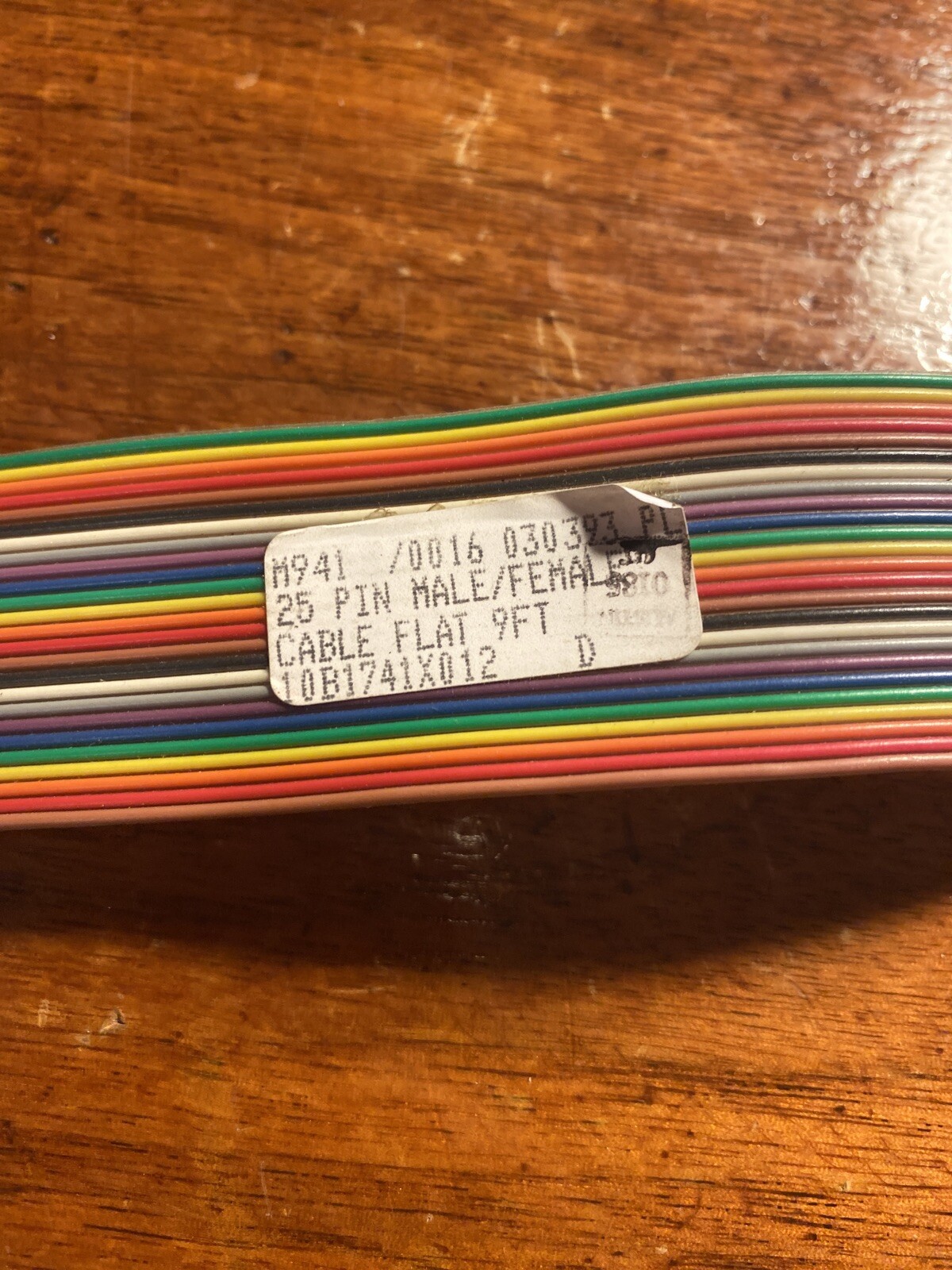 RIBBON CABLE E1 UL) 28 AWG CL2 LL31941 CSA A80C 300V FT-1 QTY: 9 Ft ...
