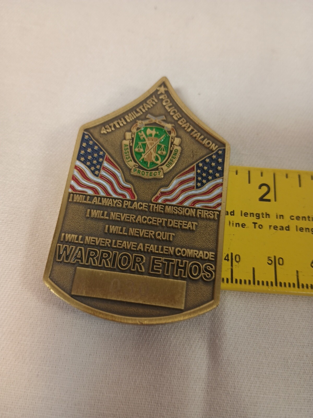 437TH MILITARY POLICE BATTALION ,Police Battalion #030 CHALLENGE COIN ...