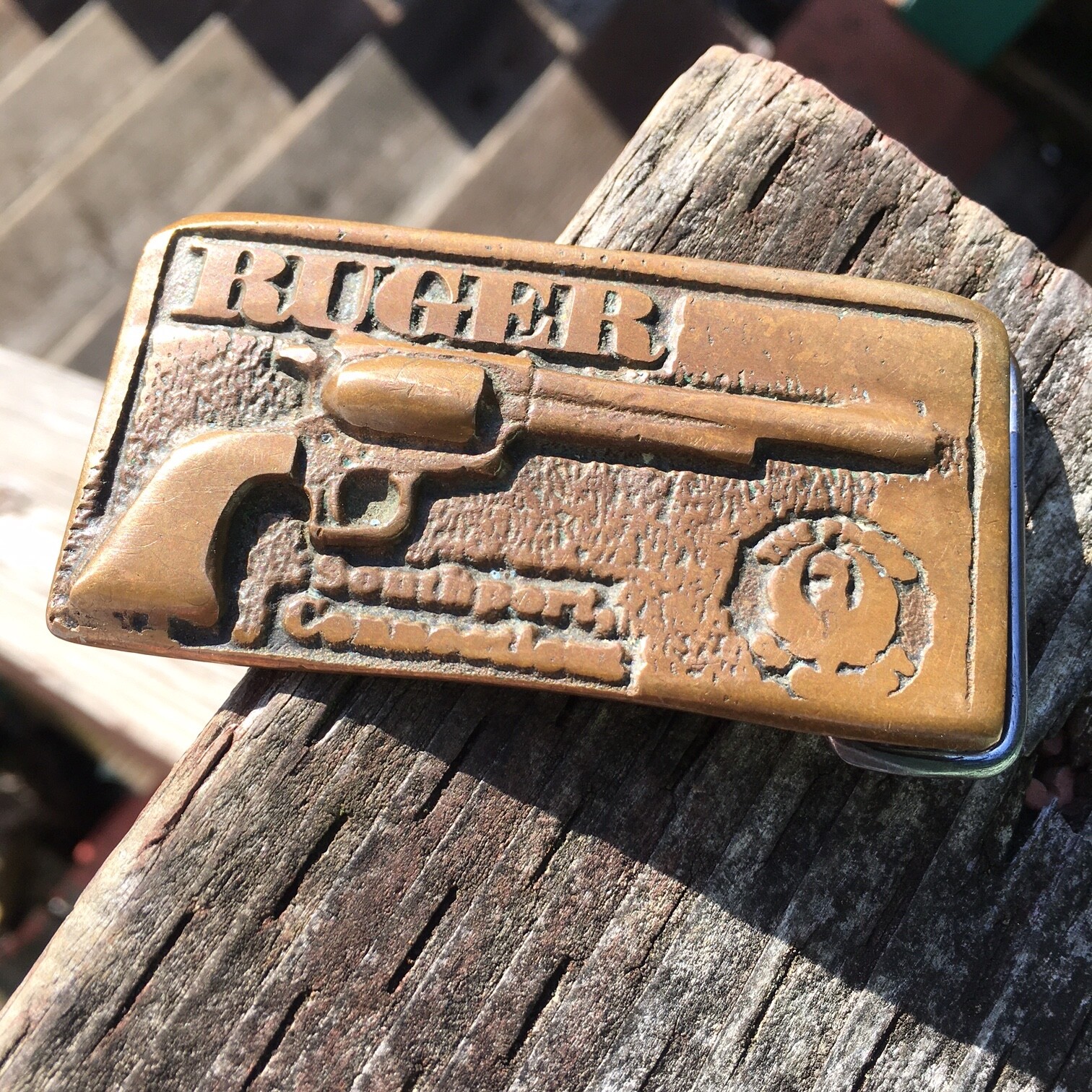 vintage brass Sturm & RUGER Revolver Belt Buckle | eBay