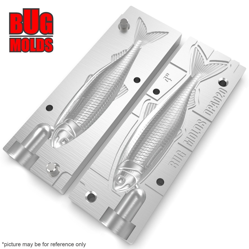 Bait DIY Fishing Mold Soft Plastic Baits Lure Plastisol Bass Y-Shad | eBay