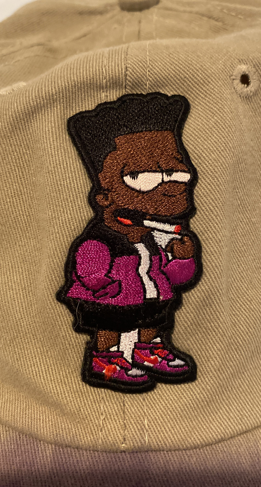 Bart Simpson The Simpsons Strap Back Cap Afro America… - Gem