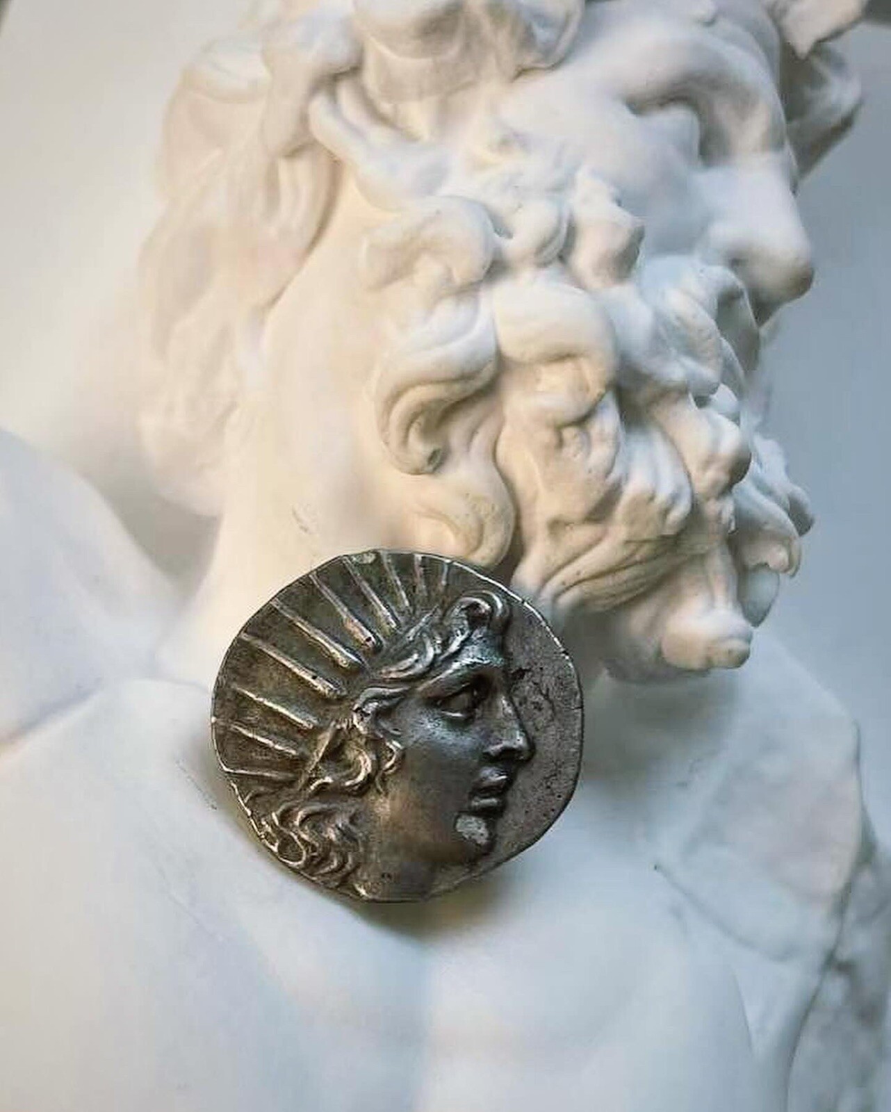 Ancient Greek Coins silver God Of Sun Helios 88-84BC Silver | eBay