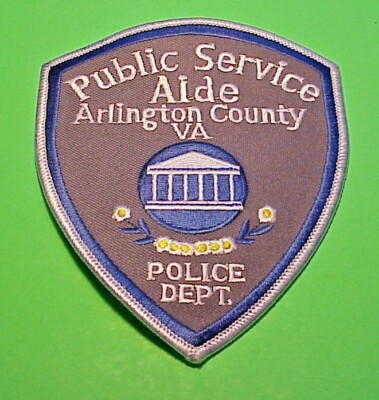 ARLINGTON COUNTY VIRGINIA VA PUBLIC SERVICE AIDE POLICE PATCH 4 7/8" | eBay