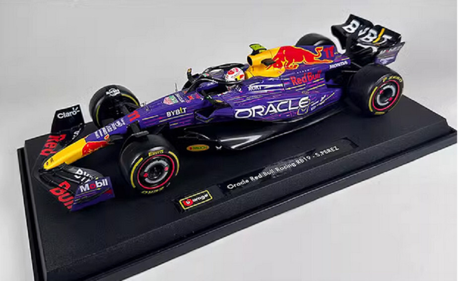 Bburago 1:18 F1 2023 RB19 Las Vegas Sergio Checo Perez #11 Model CAR ...