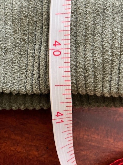 Men's Berle cotton cords: wide wale olive green, size 38/40, M length ...