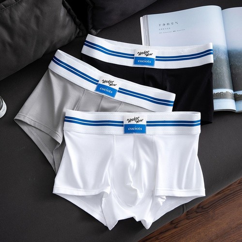 Mens Modal Boxer Briefs Close Fitting Elastic Pouch Underwear for ...