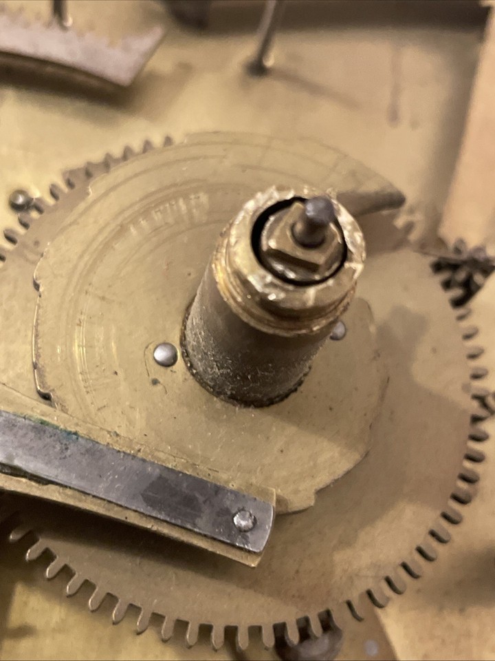 Antique 8 Day English Tallcase Grandfather Clock Incomplete Movement ...