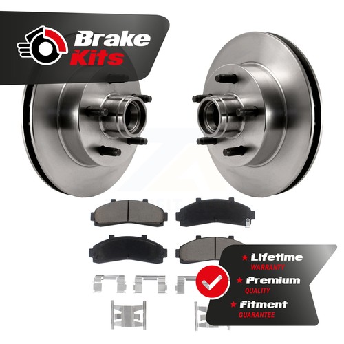 Front Brake Rotor Ceramic Pad Kit For 1995-2001 Ford Ranger RWD with 2 ...