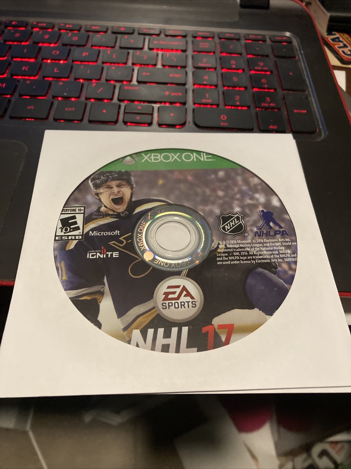 NHL 17 Xbox One Game Loose Disc Only Tested Working | eBay