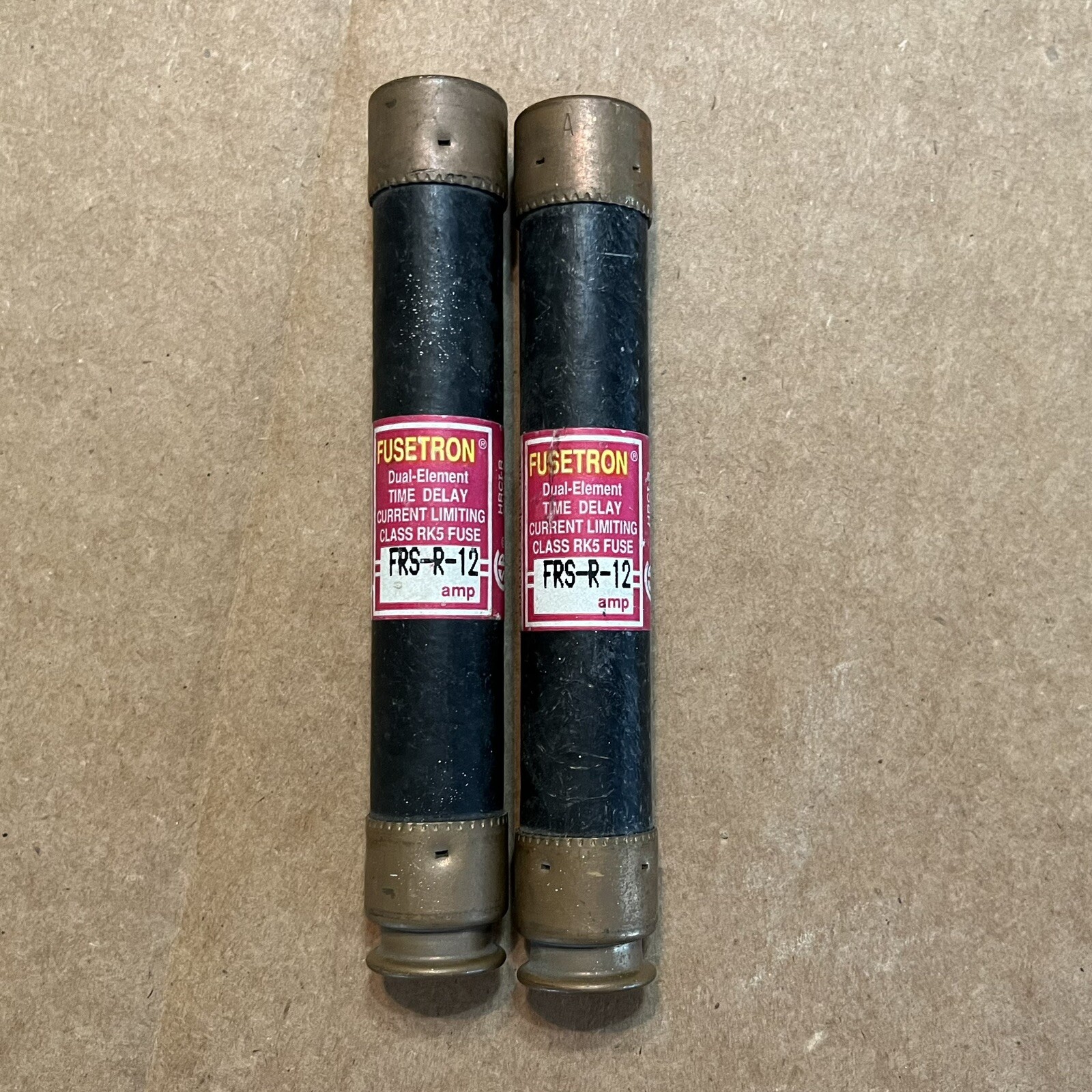 Fusetron FRS-R-12 Time Delay 12A 600V Fuse | eBay