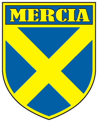 FLAG OF MERCIA CAR WINDOW STICKER - Anglo-Saxon, Mercian | eBay UK