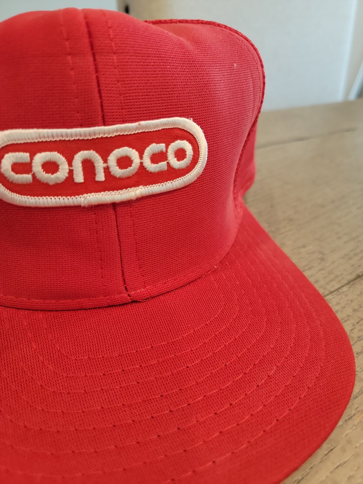 Vintage Conoco Trucker Snapback Hats Red Blue | eBay