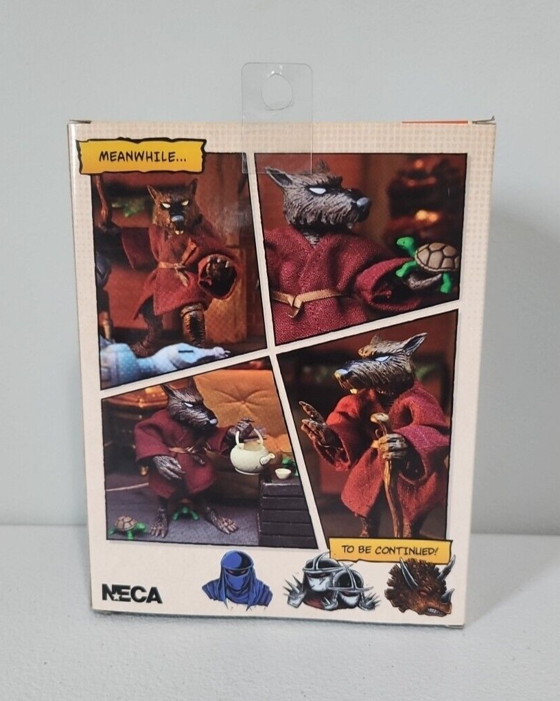 NECA TMNT Eastman Laird's SPLINTER Action Figure Mirage Teenage Mutant ...