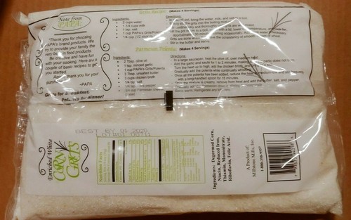 Papa's Corn Grits 4-PC x 5 LB. Each - New 5lb. Bags, Smooth, Premium ...