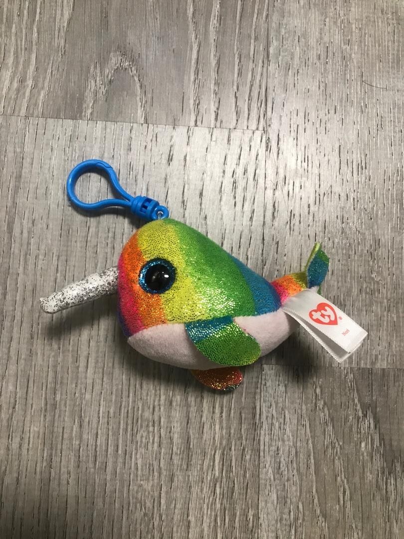 Ty Beanie Boos Key Clip NORI the Narwhal 3” | eBay