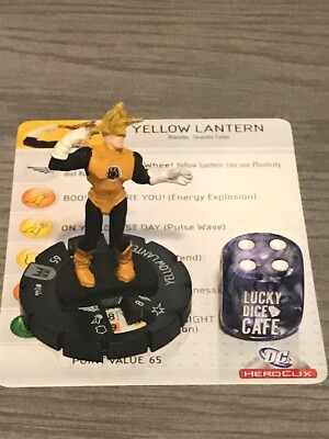 DC Heroclix Arkham Asylum 044 Yellow Lantern Rare | eBay