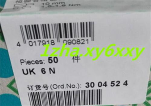 50Pcs/Box New For Phoenix Contact terminal block UK 6 N 3004524 #1z | eBay