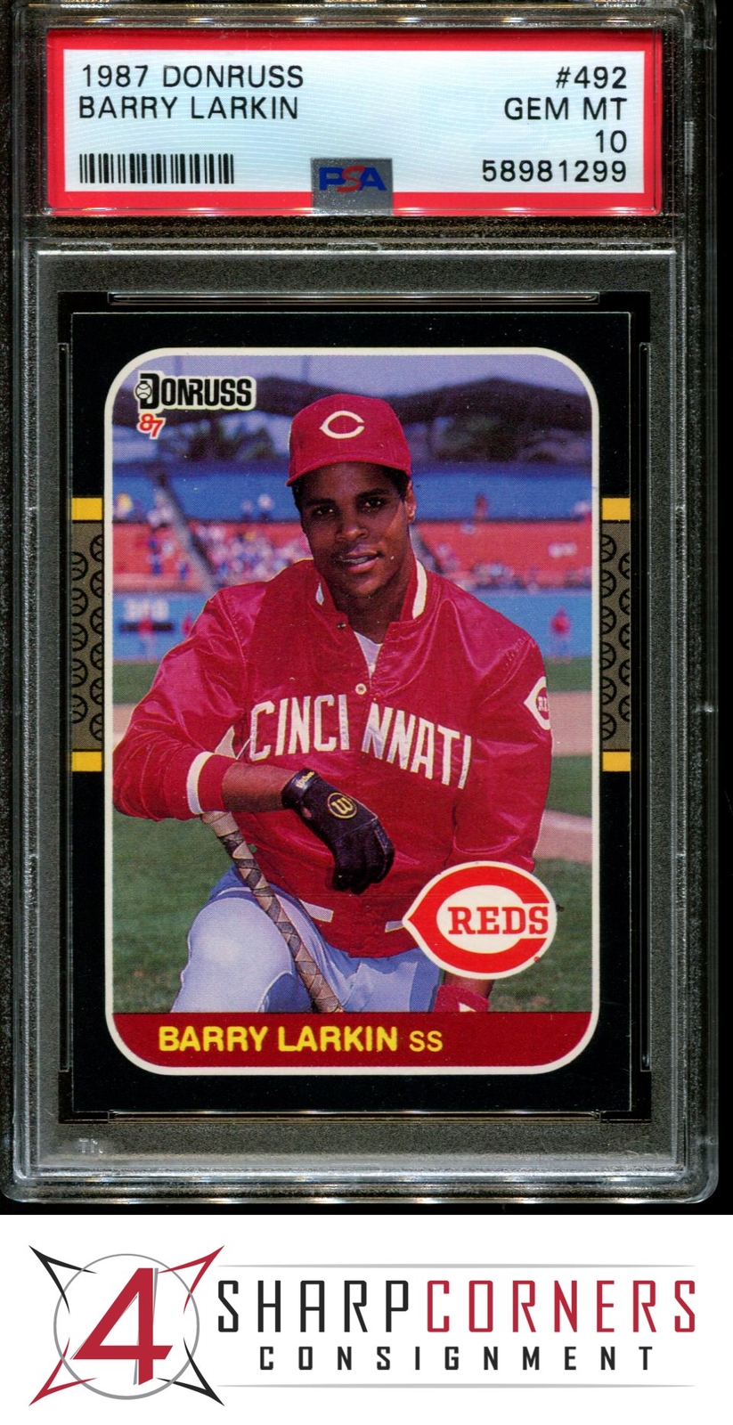 Barry Larkin 1987 Donruss #492 Base Price Guide - Sports Card Investor