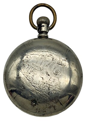 ANTIQUE Railroad Pocket Watch Case Only PHILADELPHIA WATCH CO. ~ 86.2g ...