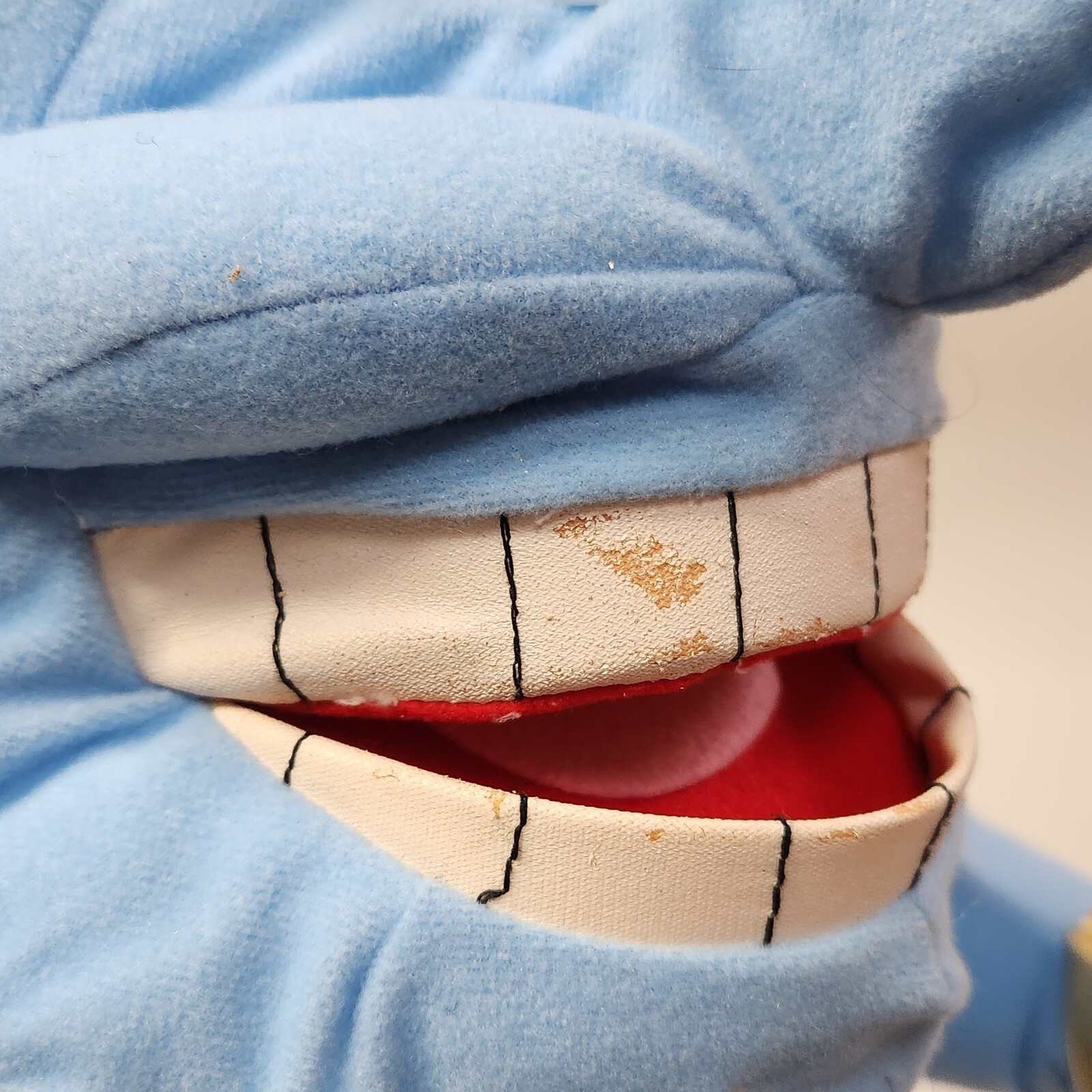 34" VINTAGE DISNEY KASHMIER ALADDIN LARGE GENIE HAND PUPPET STUFFED ...