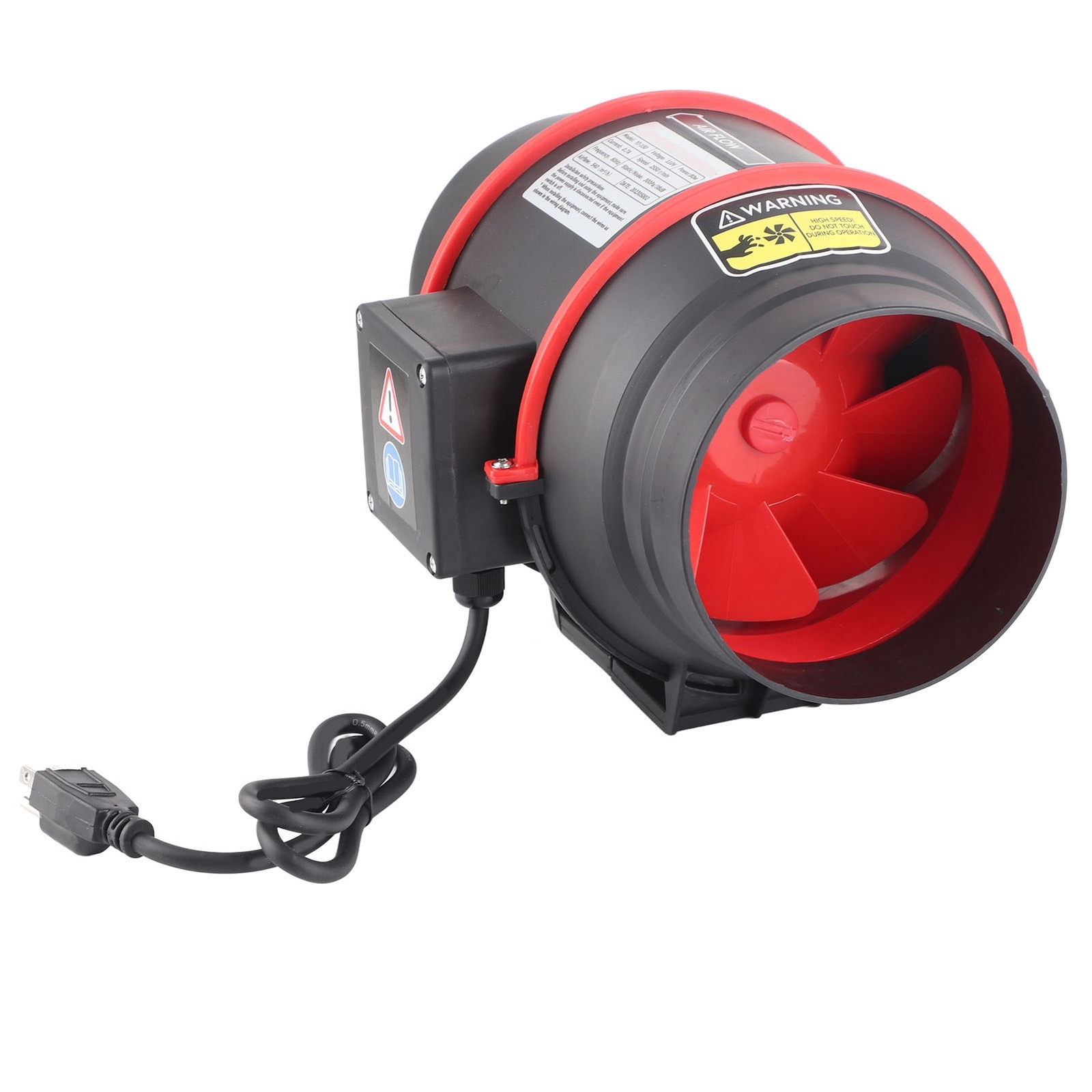 Inline Duct Fan 6in Quiet Air Vent Booster Fan For Grow Tent Planting ...