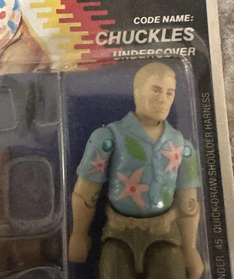 HASBRO GI Joe Chuckles Sealed on Card MOC 1987 Vintage | eBay