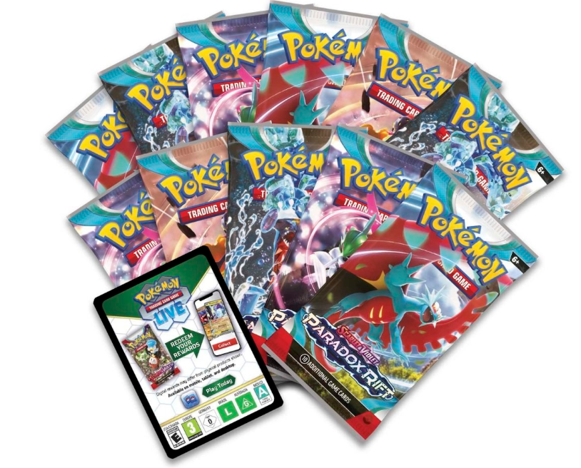 Paradox Rift Pokemon Center Elite Trainer Box ETB Iron Valiant New And ...