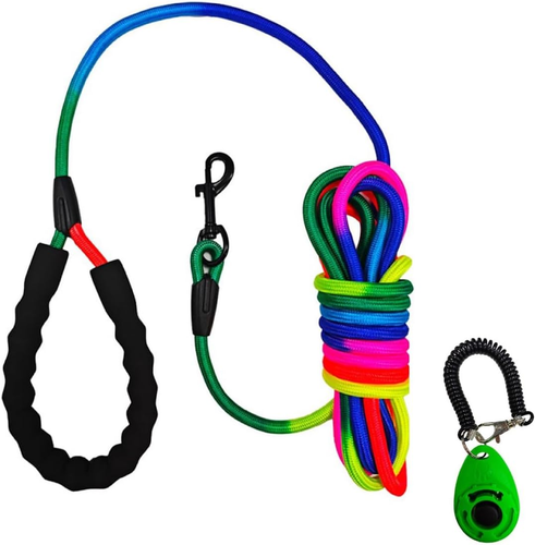 Dog Training Leash, Long Dog Training Leash with Training Clicker ...