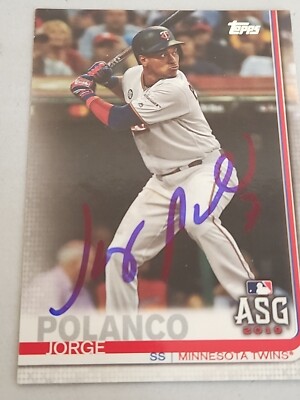 Jorge Polanco Signed 2019 Topps Update Series - All-Star Game #US10 | eBay