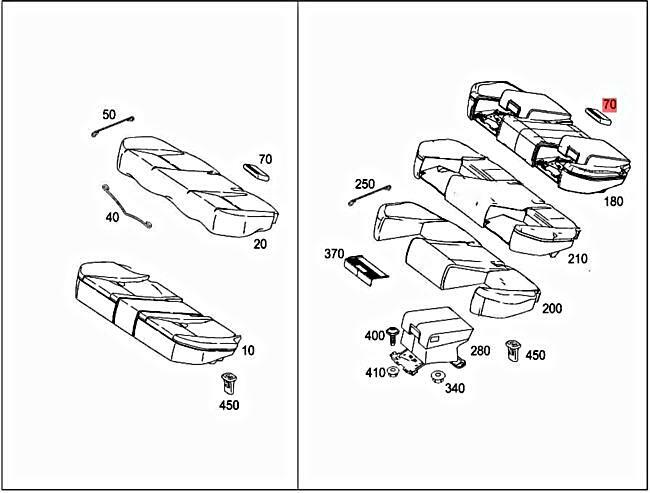 Genuine MERCEDES BBDC W204 C-CLASS W204 Cover 2049230822 | eBay