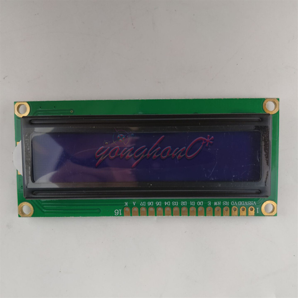 1602 162 16x2 5V Character LCD Screen Module HD44780 Controller blue ...
