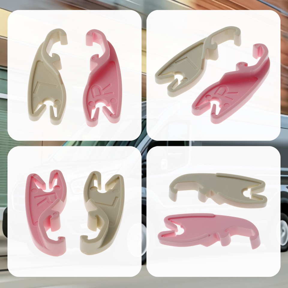 New Door Lock Cylinder Clip Leg Pair for 1992-1996 Ford F-150 E-150 E ...