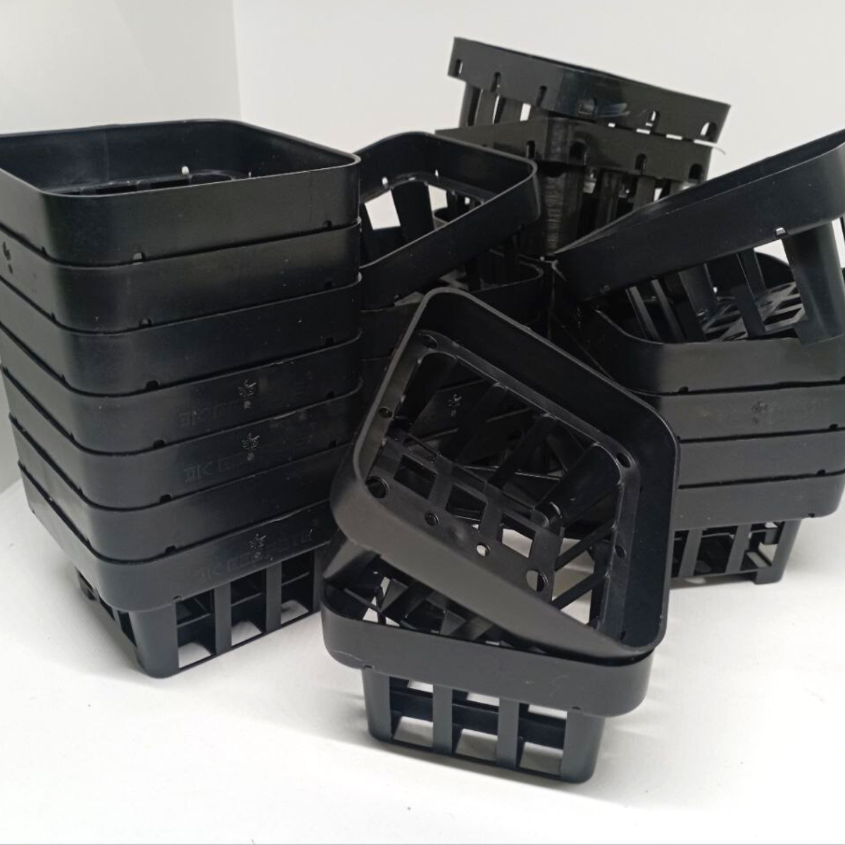 Vanda Pots Orchid Garden Black Plastic Hanging Compatible Mesh Net ...