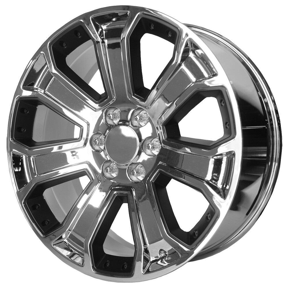 OE Creations PR113 9x22 Chrome with Matte Black Accents Rim for sale ...