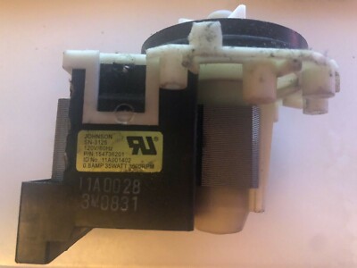 Frigidaire Crosley Kenmore Kelvinator Drain Pump A00126401 5304492415 ...