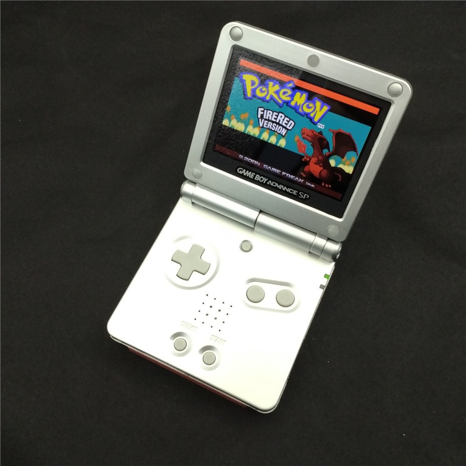 Game Boy Advance SP Game Console with V2 iPS Backlight Backlit LCD MOD ...