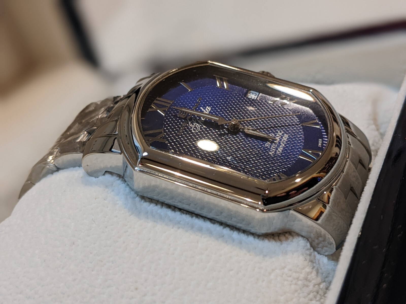 NEW OCEANAUT SPADA Men’s Luxury Swiss Automatic Watch 100m AT131103 25 ...