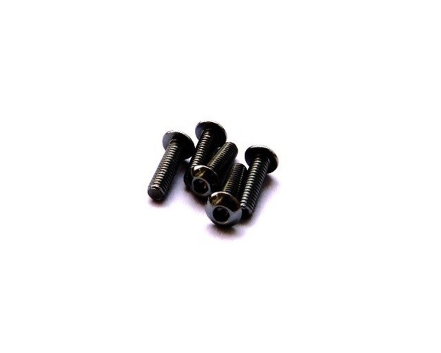 Hiro Seiko Alloy Hex Socket Button Head Screw M3x8 Black HS-69870 ...