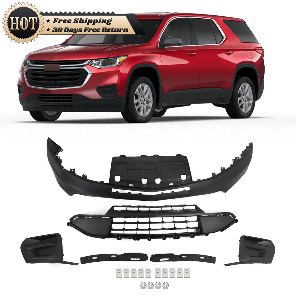 For Chevy Traverse LS & RS & Premie 2018-2020 Front Lower Bumper Cover ...