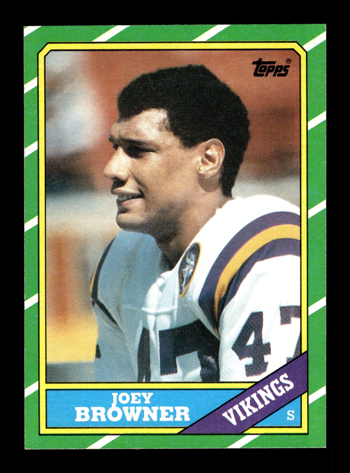 Joey Browner 1986 Topps NFL Football #300 RC Rookie Minnesota Vikings Set-Break | eBay