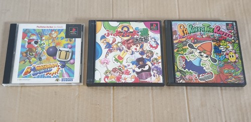 Sony Playstation PS1 NTSC J Bomberman World, Parappa The Rapper, Puyo ...