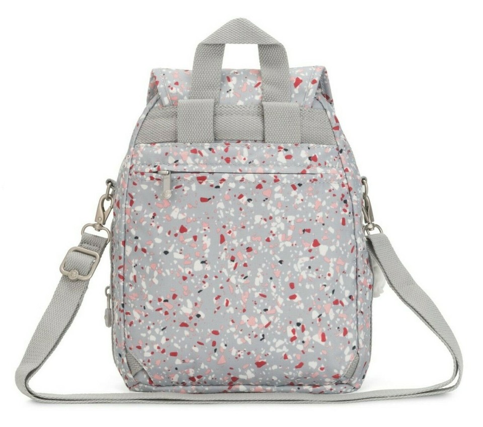 Kipling FIREFLY UP Small Backpack - Speckled RRP £87 | eBay UK