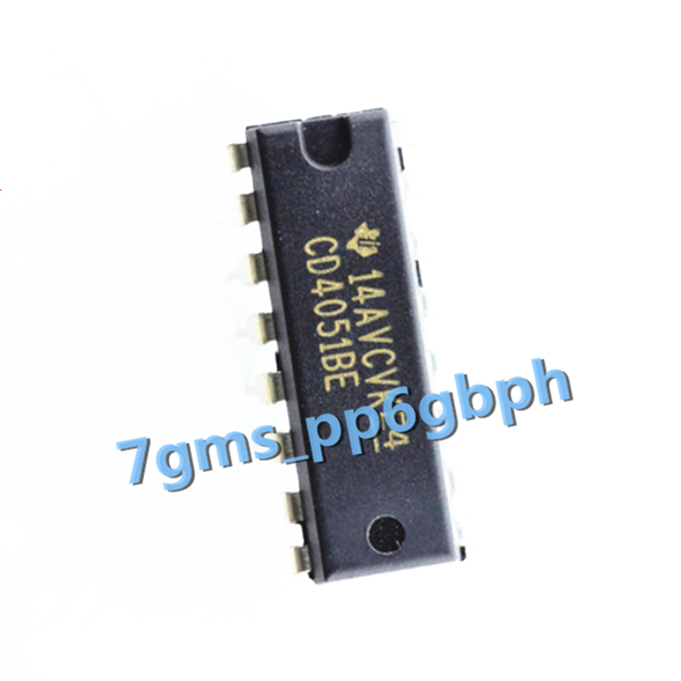 1 Pcs New Cd4051be One Of Eight Analog Switch Dip 16 Ebay 9313