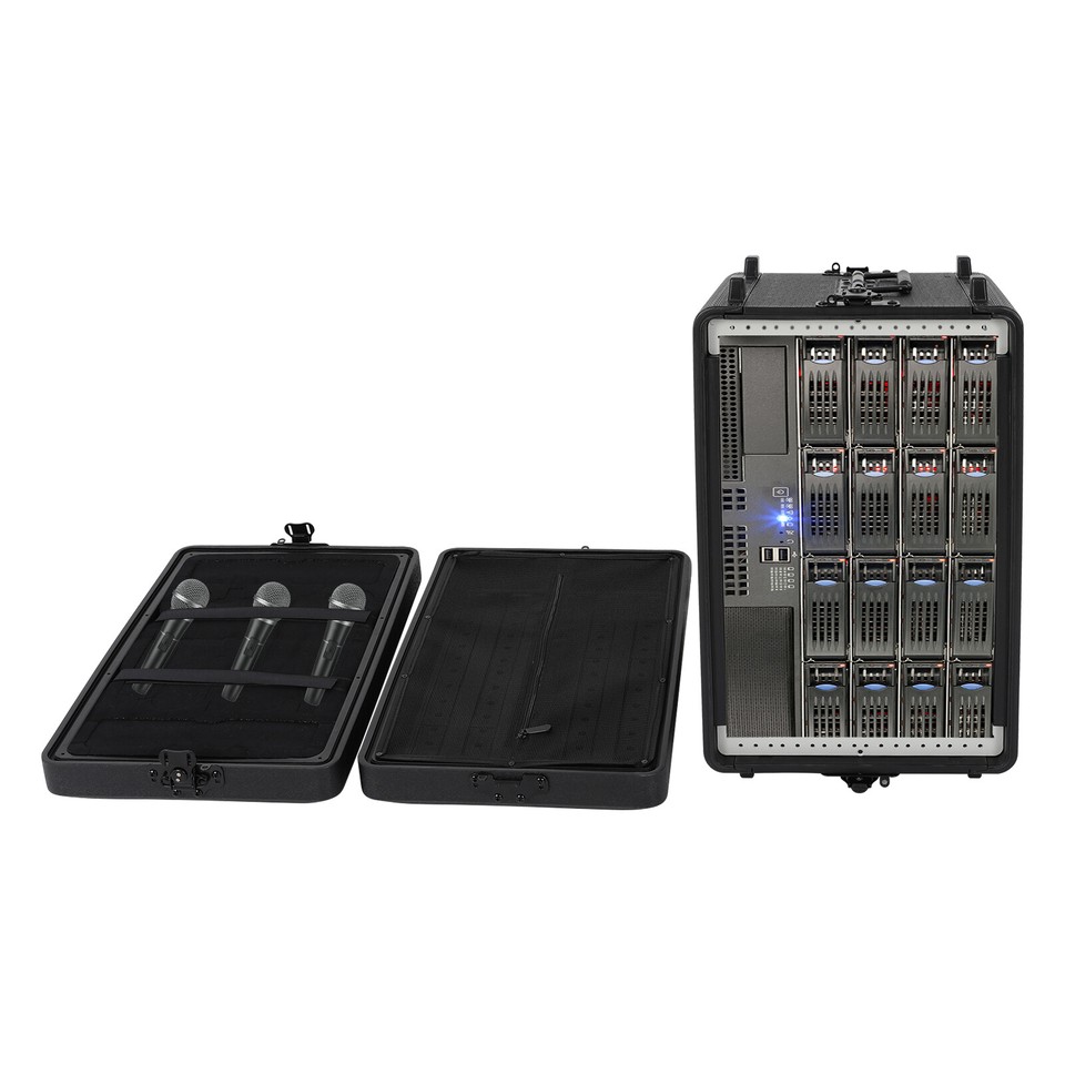 Rack Case 6U Rack Case Dust-Proof 6U Rack Case w/ Microphone Storage ...