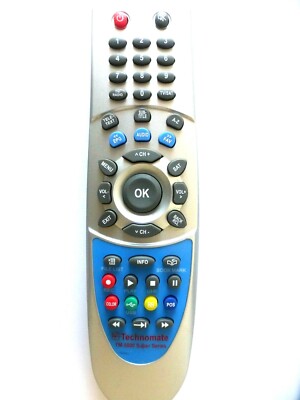 TECHNOMATE SATELLITE RECEIVER REMOTE CONTROL for TM-5000 SUPER SERIES ...