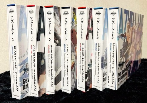 Azur Lane Anniversary Art Collection 7 set Illustration Book 1st 2nd ...