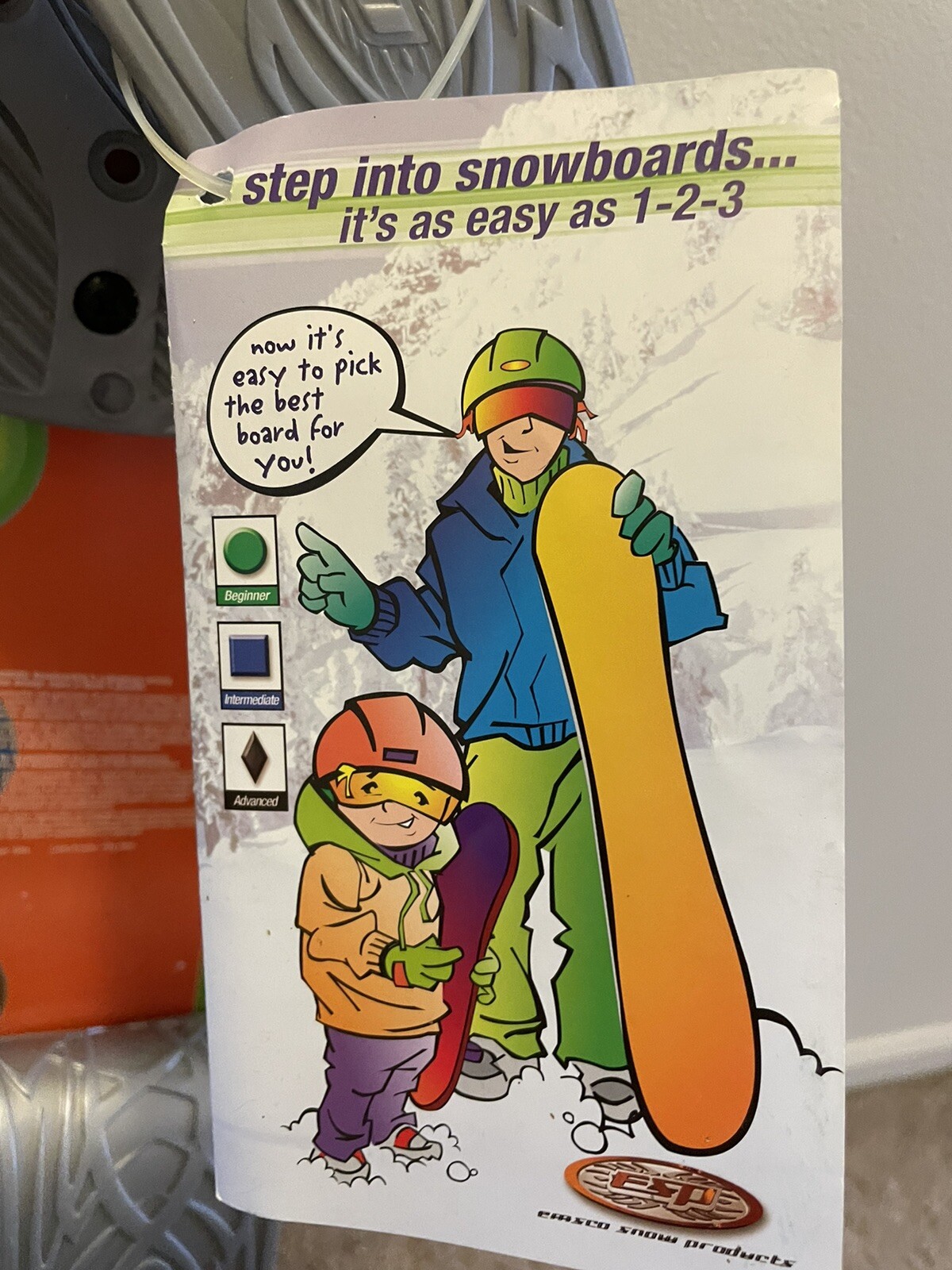 ESP Freeride 110 Snowboard Beginner Level 2 Kids, Up to 95 Pounds ...