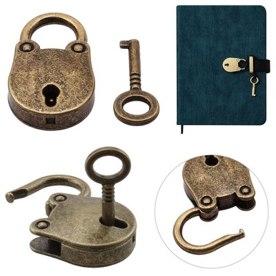 2pcs Mini Antique Padlock Home Decor Retro Lock Accessories Bronze ...